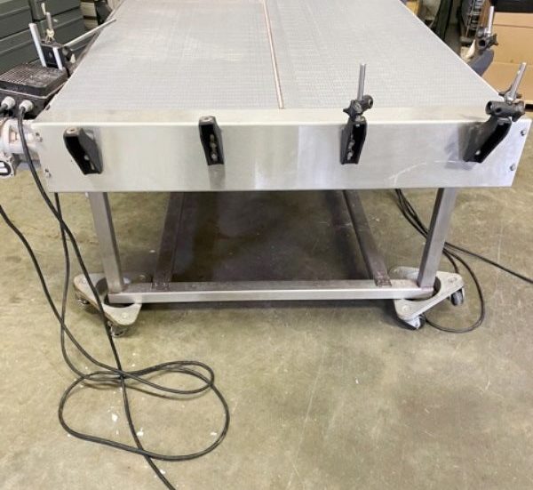 *SOLD* E-PACK STAINLESS STEEL PACK OFF CONVEYOR 7’ L X 4’ W | GPI ...