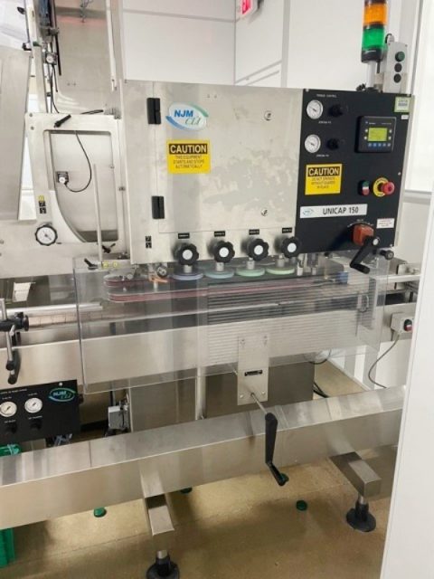*SOLD* NJM Model Unicap 150 Automatic Inline Capper W/Cap Elevator ...