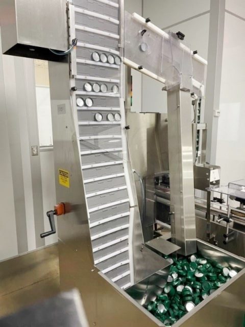 *SOLD* NJM Model Unicap 150 Automatic Inline Capper W/Cap Elevator ...