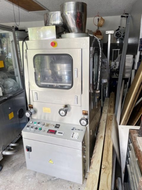 *SOLD* JCMCO MODEL JCSSH-20 TABLET PRESS DOM 2005 D TOOLING 1” (25.4 MM ...