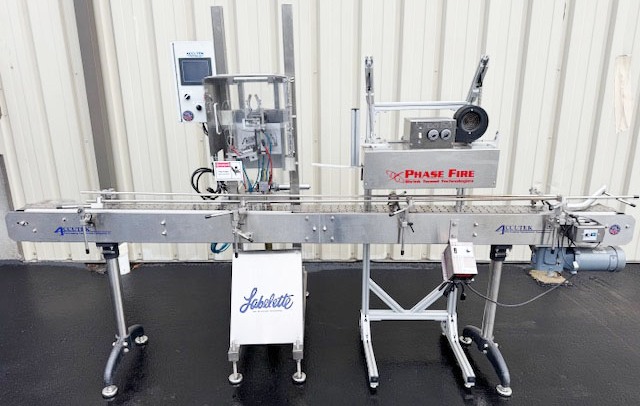NECK BANDER SYSTEM W/SS CONVEYOR BELT & HEAT TUNNEL | GPI Equipment ...